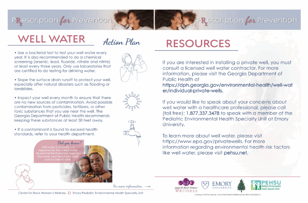 Well Water and Children's Health - PEHSU - Pediatric Environmental ...