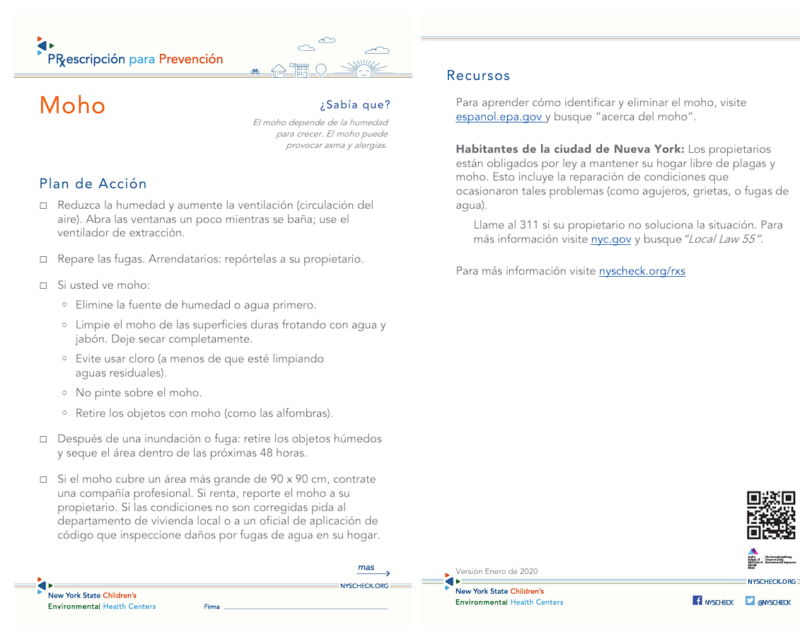 Rx for Prevention: Mold - PEHSU - Pediatric Environmental Health ...